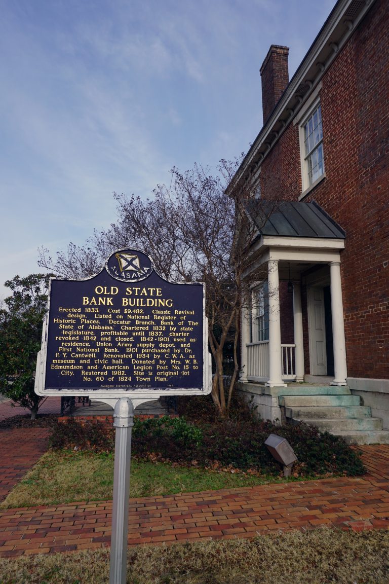 Decatur's Old State Bank is thought to be the oldest surviving bank ...