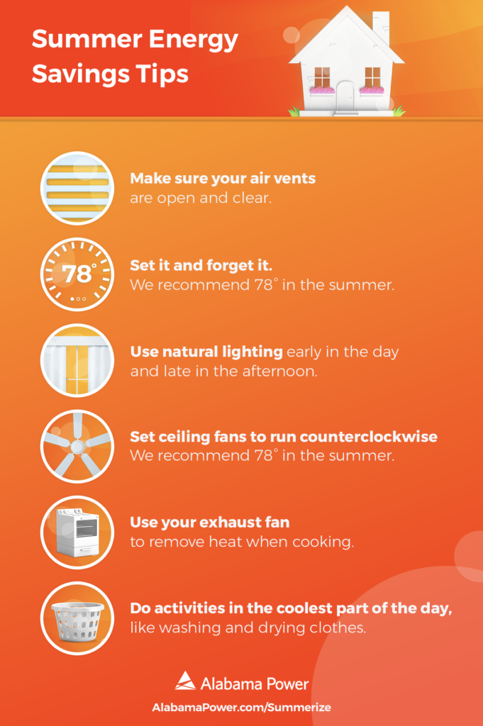 Summer Energy Saving Tips - Alabama News Center