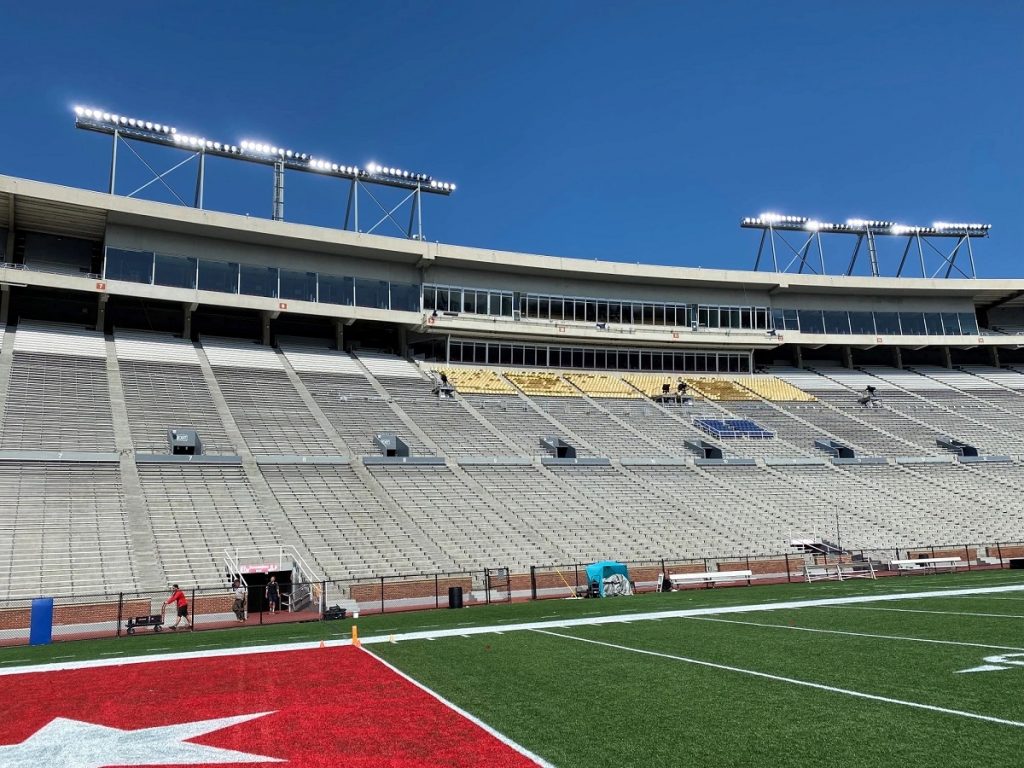 LED lighting upgrades at Birmingham's Legion Field complete - Alabama ...
