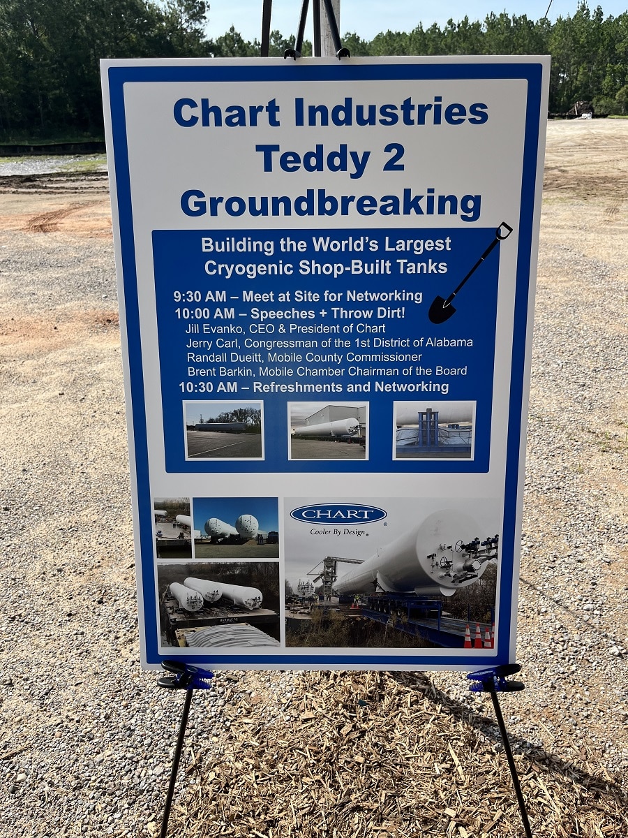 Chart Industries manufacturing facility to bring jobs to Theodore ...