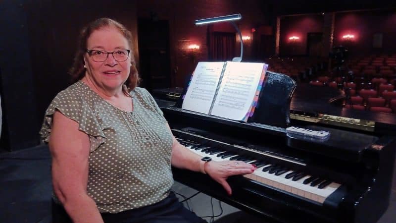 Grand night for playing: Debbie Mielke at the keys for Rodgers and ...
