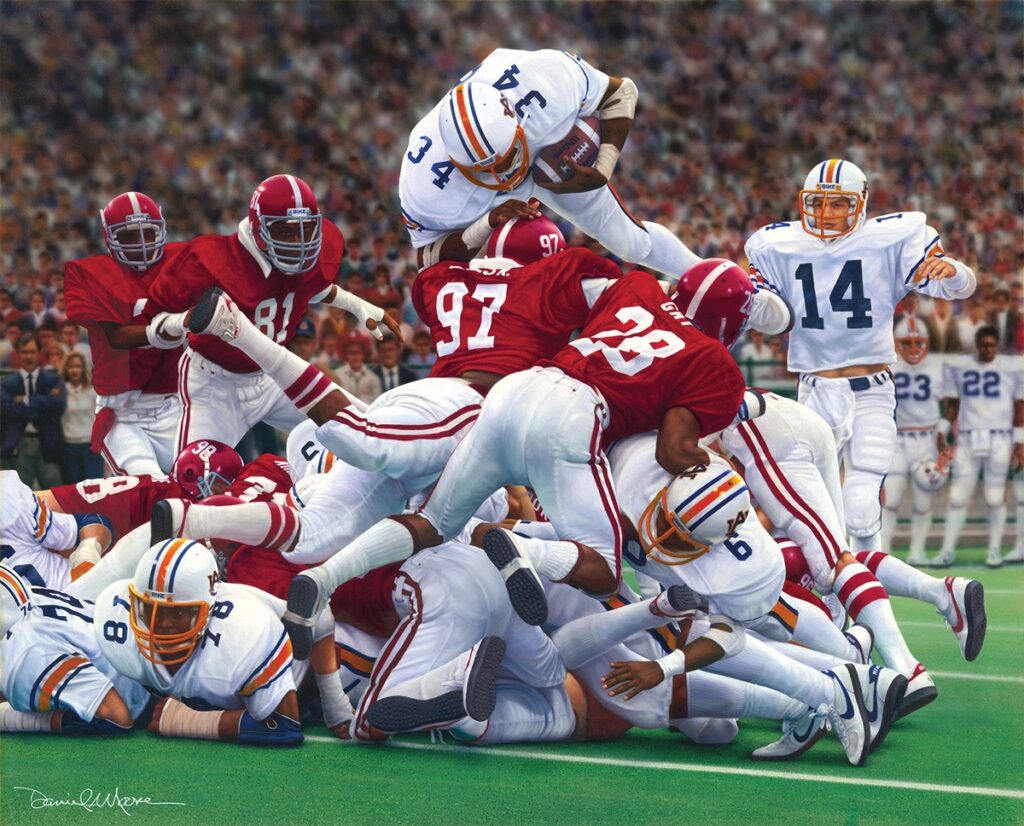 Daniel Moore is Alabama's painter of legends - Alabama News Center