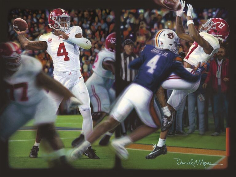 Daniel Moore is Alabama's painter of legends - Alabama News Center