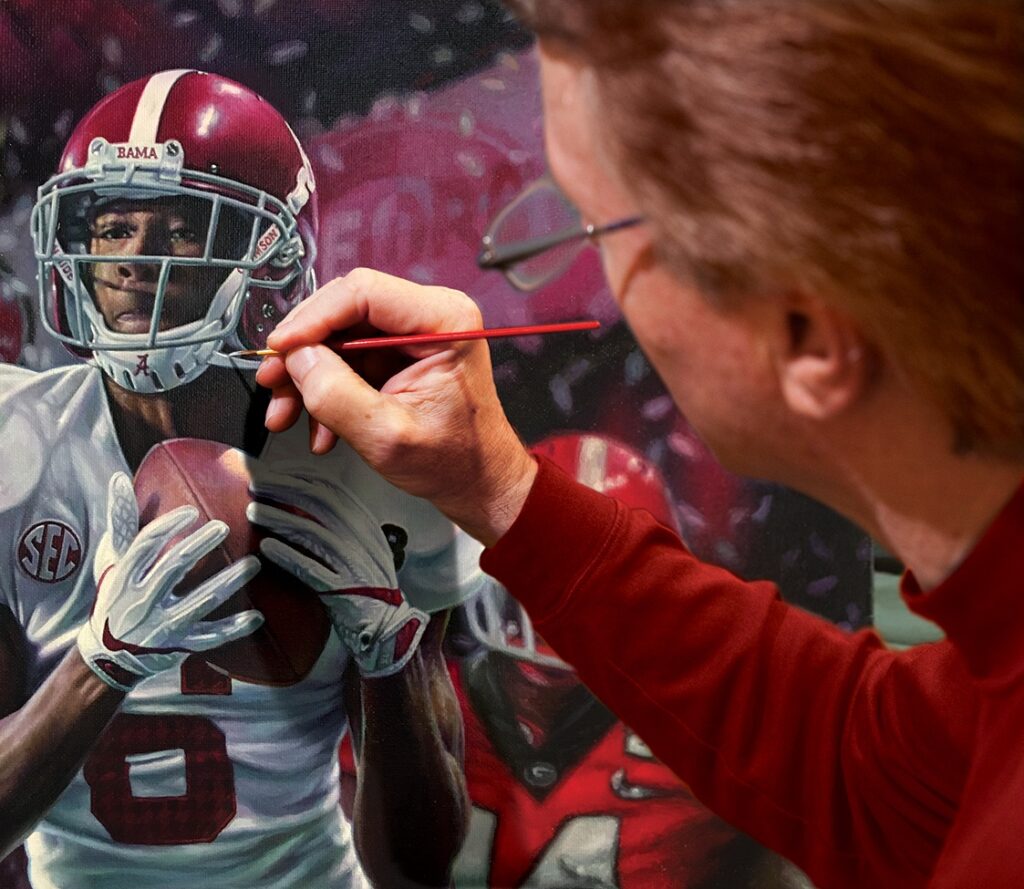 Daniel Moore is Alabama's painter of legends - Alabama News Center