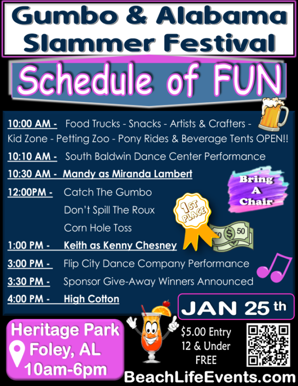 Can’t Miss Alabama: Gumbo & Alabama Slammer Festival returns to Foley’s ...