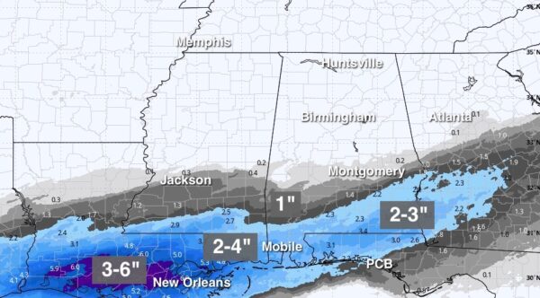James Spann: Winter storm warning for south Alabama Tuesday - Alabama ...