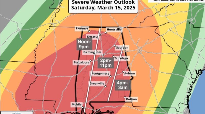 James Spann: Dangerous severe weather threat ahead for Alabama ...