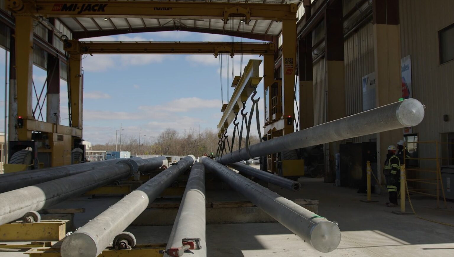 On the Line: Valmont Utility in Tuscaloosa, Alabama, makes the ...