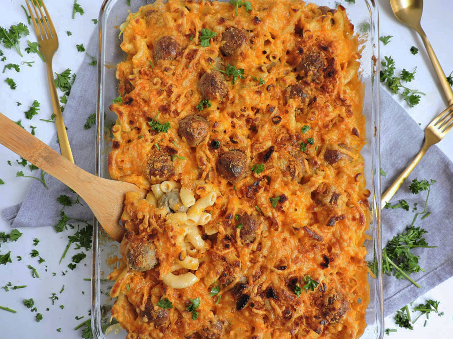 Recipe: Savory Cheesy Meatball Mac & Cheese