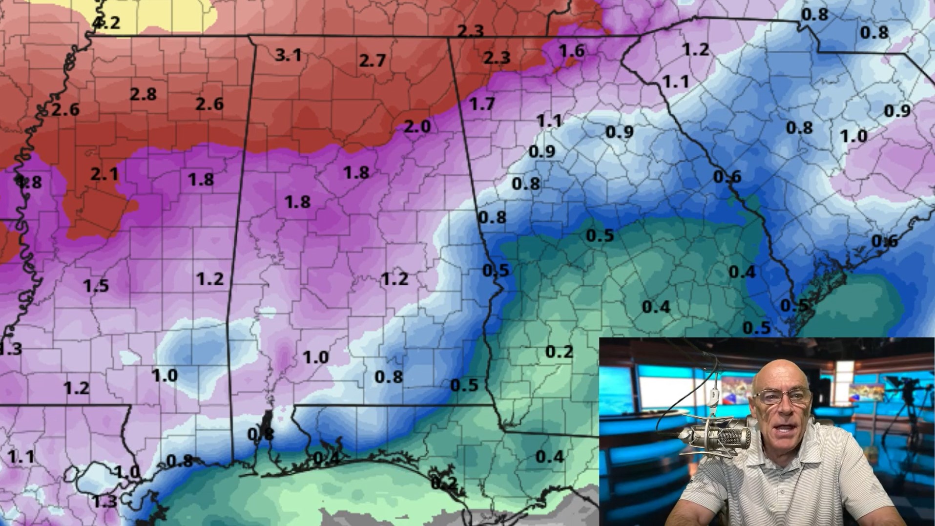 James Spann: Quiet pattern for Alabama through Friday - Alabama News Center