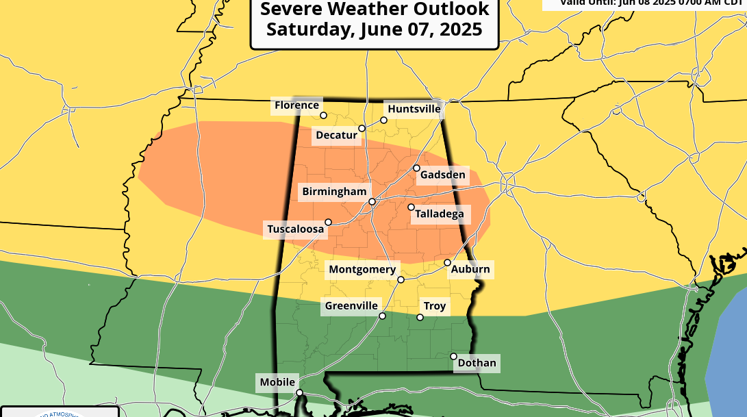James Spann: Strong to severe storms for north, central Alabama ...