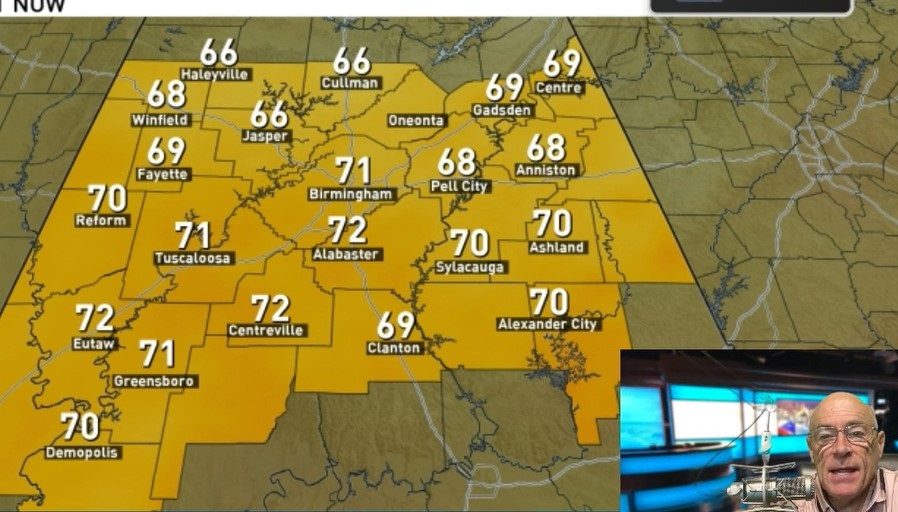 James Spann: Only isolated showers for Alabama through the weekend ...