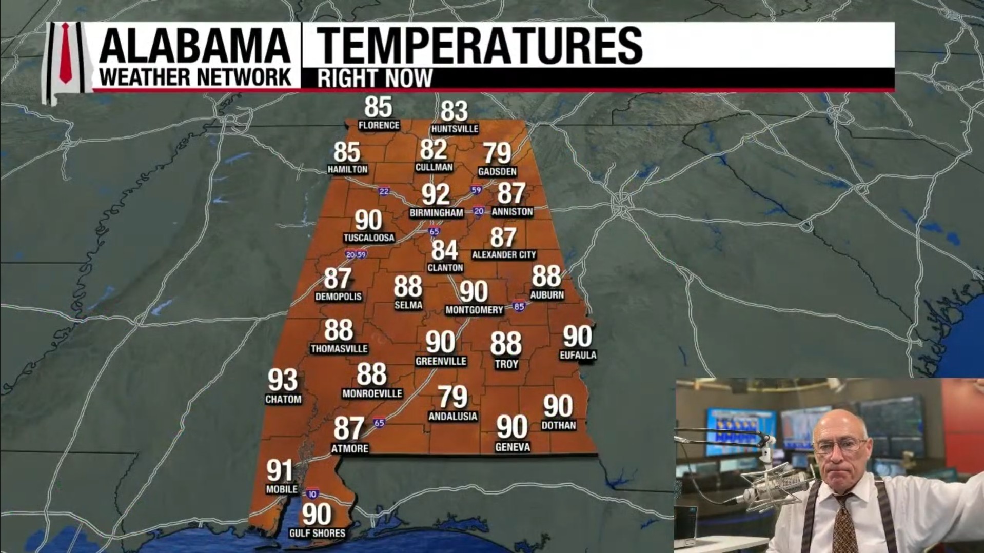 James Spann: Scattered storms daily through Sunday in Alabama; dry air ...