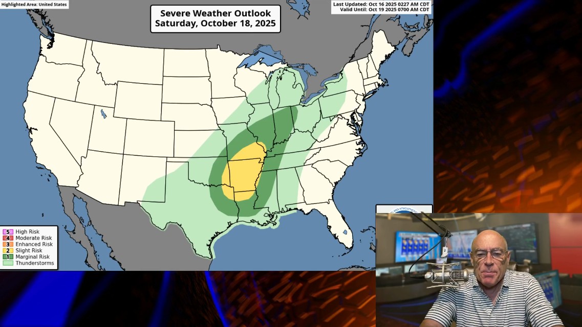 James Spann: Dry through Friday in Alabama with rains arriving Saturday ...