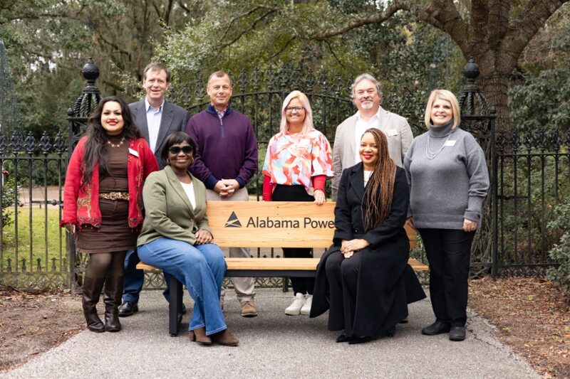 Alabama Power uses recycled materials to craft bench for Bellingrath ...