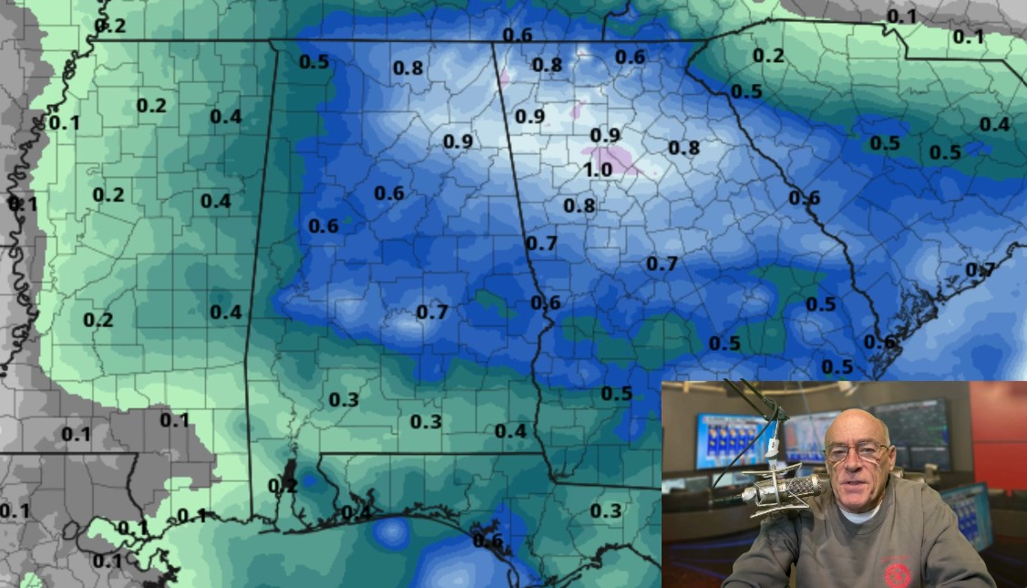 James Spann: Warmer days ahead for Alabama; rain returns Friday ...
