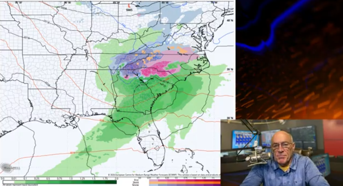 James Spann: Frigid start today; slow warm-up through midweek - Alabama ...