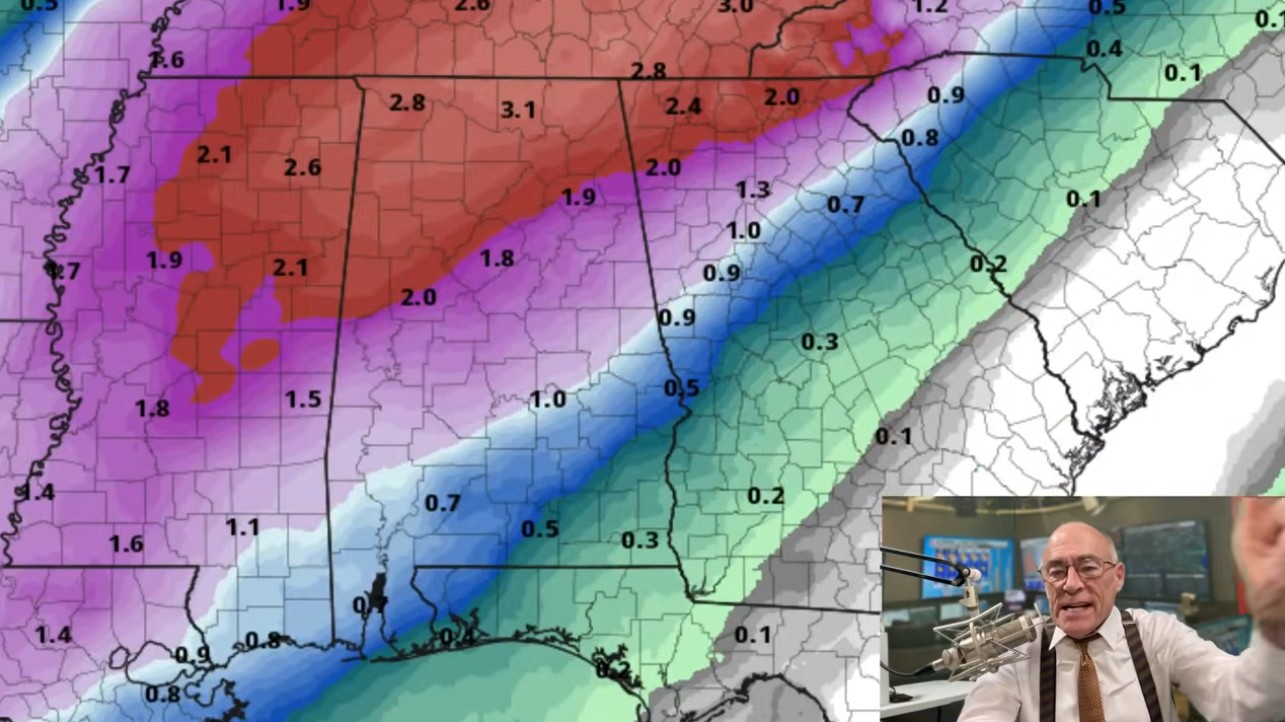 James Spann: Mild temperatures in Alabama through Friday; storms arrive ...